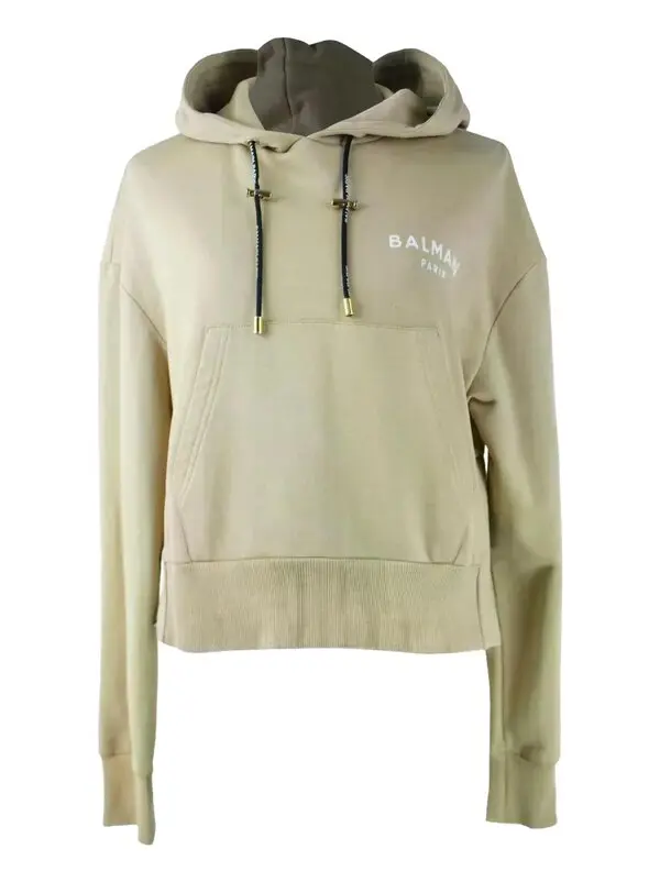 Balmain Logo-print Sweatshirt - Neutrals