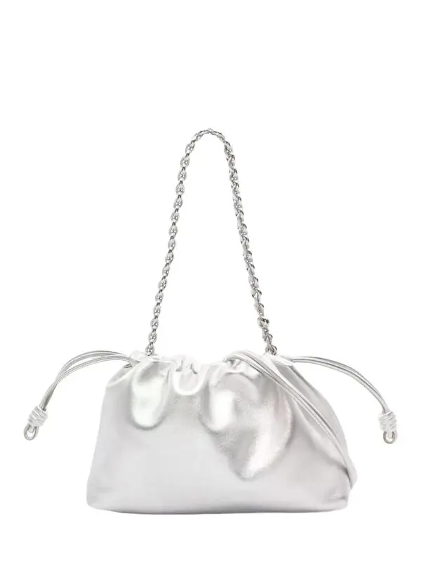 Loewe Medium Flamenco Bucket Bag - Silver