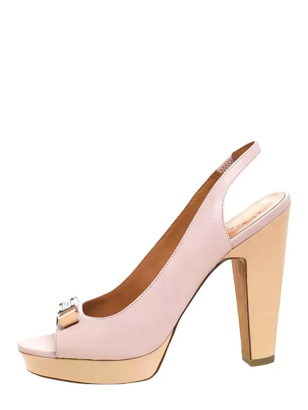 Marc Jacobs Slingback Platform Sandals - Pink