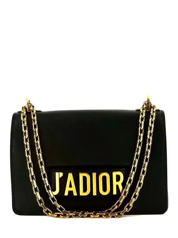 Dior J'adior Leather Shoulder Bag - Black