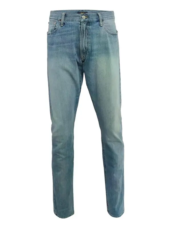 Polo Ralph Lauren Vintage Faded-wash Denim Jeans - Blue