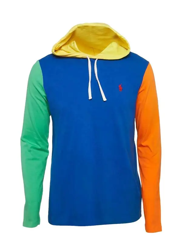 Polo Ralph Lauren Logo-embroidered Hoodie - Blue