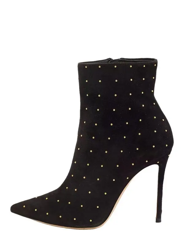 GIANVITO ROSSI 110mm Tyler Stud-embellished Ankle Boots - Black