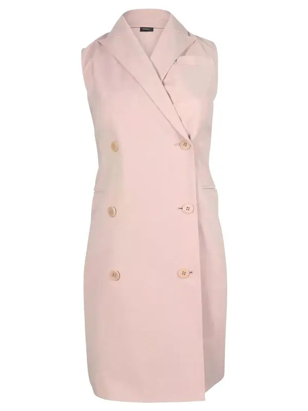 Theory Double-breasted Sleeveless Dress - Pink