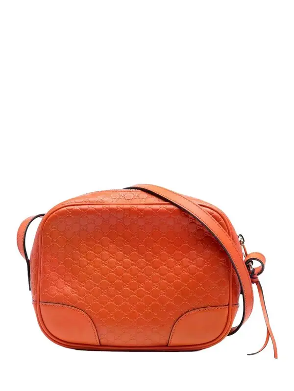 Gucci Microssima Bree Crossbody Bag - Orange