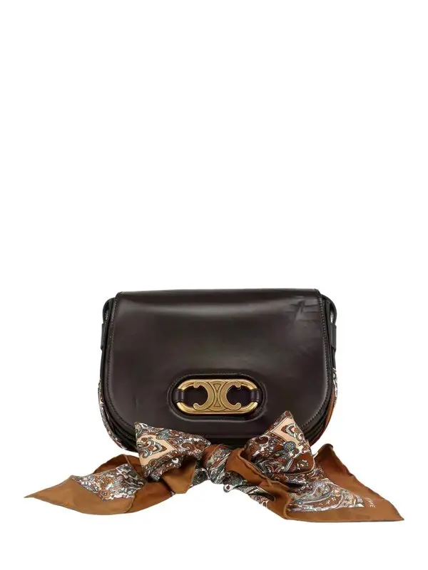 Celine Maillon Triomphe Shoulder Bag - Brown