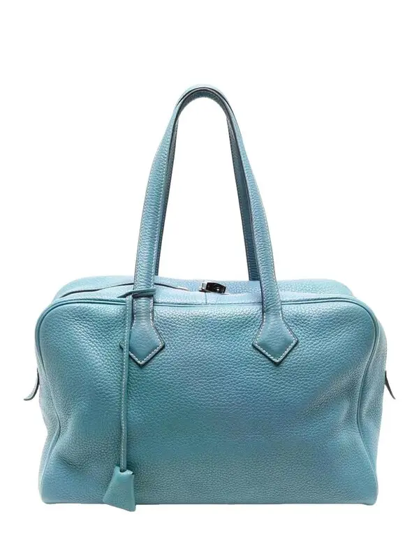 Hermès Victoria Ii 35 Tote Bag - Blue