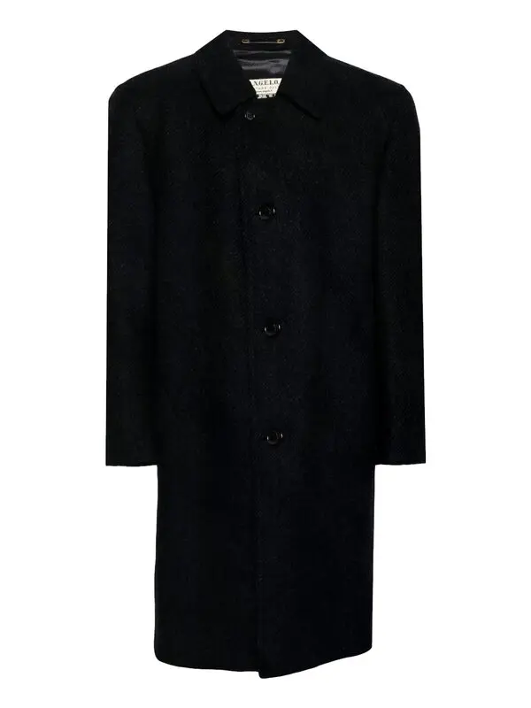 A.N.G.E.L.O. VINTAGE CULT 1990s Single-breasted Maxi Coat - Blue
