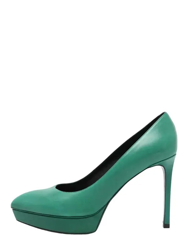 Saint Laurent 110mm Janis Pumps - Green