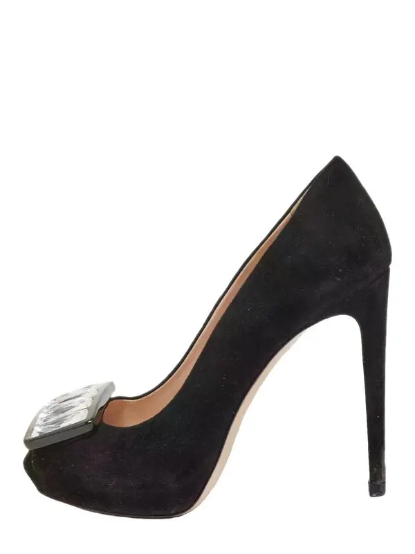 Miu Miu 110mm Crystal-embellished Pumps - Black