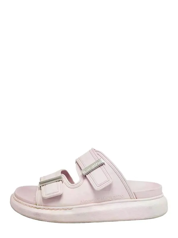Alexander McQueen Hybrid Platform Slides - Pink