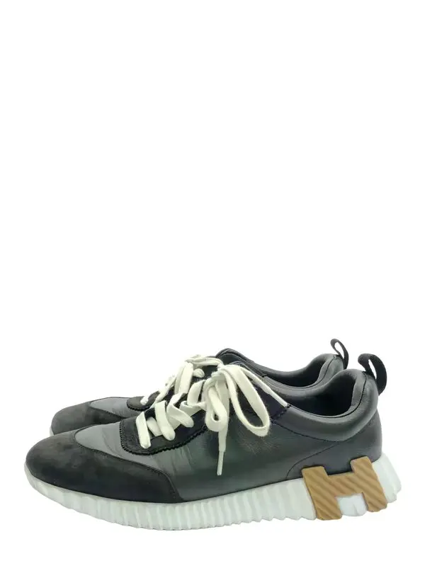 Hermès Leather And Suede Sneakers - Black