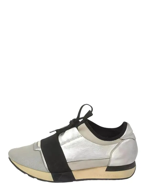 Balenciaga Race Runner Sneakers - Silver