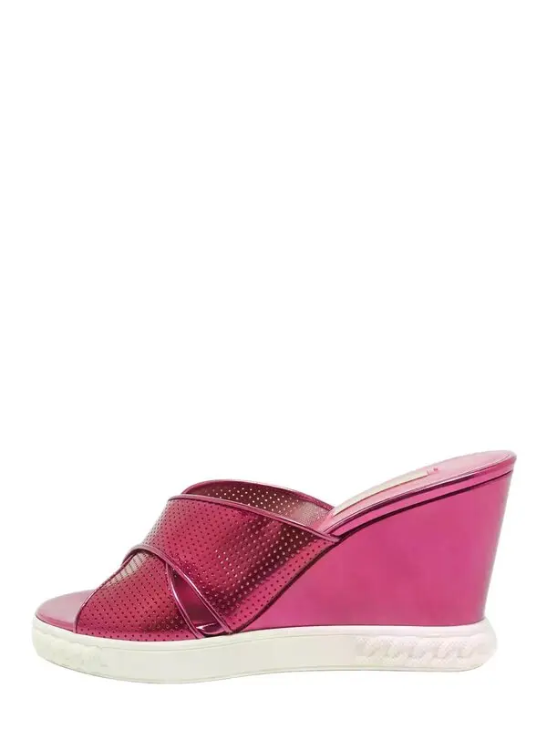 Casadei Leather Heeled Sandals - Pink