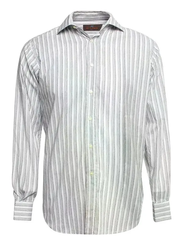 Etro Striped Cotton Shirt - White