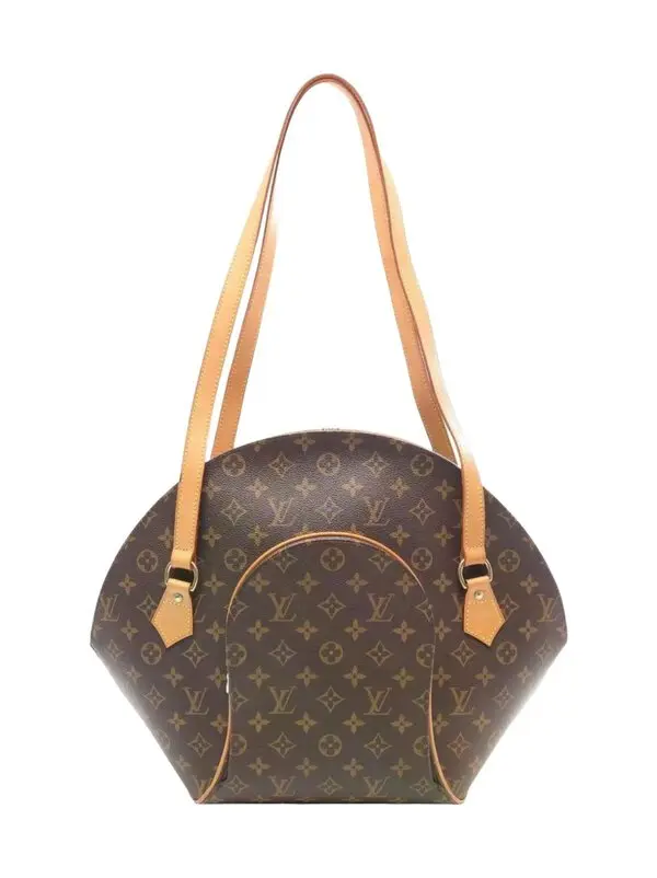 LOUIS VUITTON 1998 Ellipse Monogram Shoulder Bag - Brown