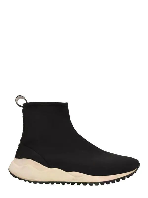Moschino Logo-detail Sock Sneakers - Black