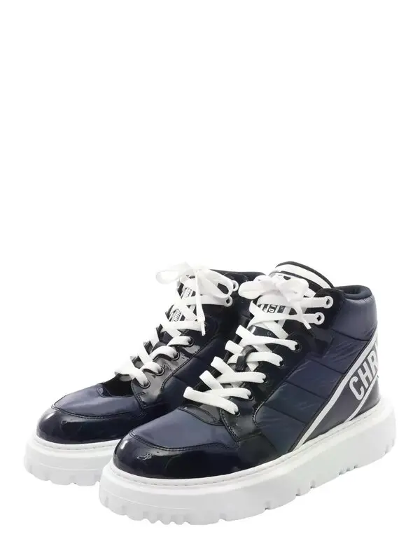 Dior D-player High-cut Sneakers - Blue