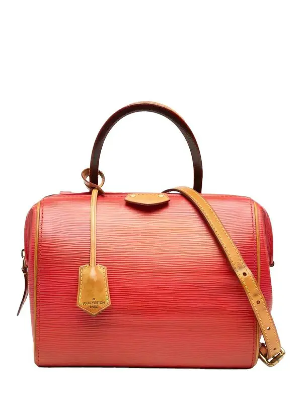 LOUIS VUITTON 2014 Epi Doc Bb Satchel - Red