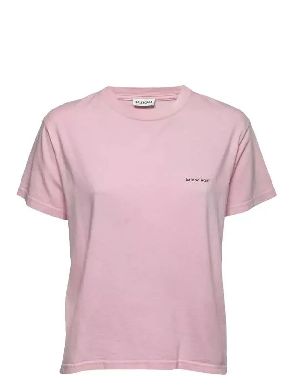 Balenciaga Logo-print T-shirt - Pink