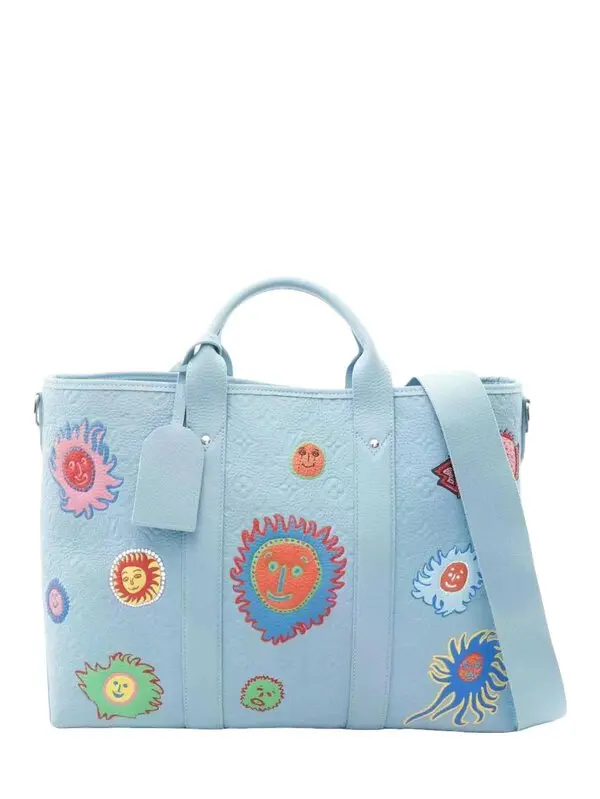 LOUIS VUITTON X Yayoi Kusama Monogram Tote Bag - Blue