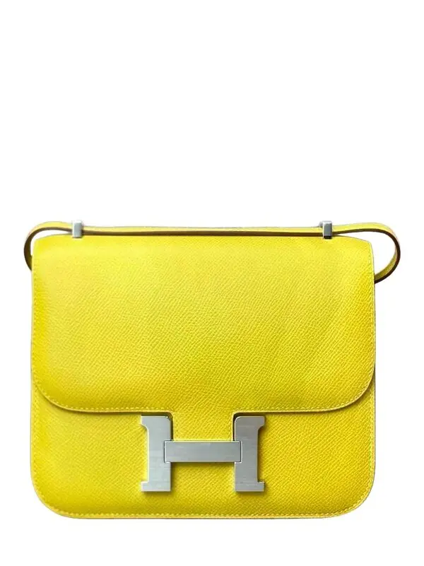 Hermès 2023 Constance 18 Mini Bag - Yellow