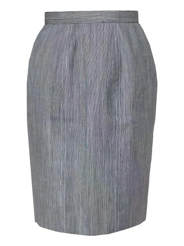 Dior 1900s Wool Pencil Skirt - Grey