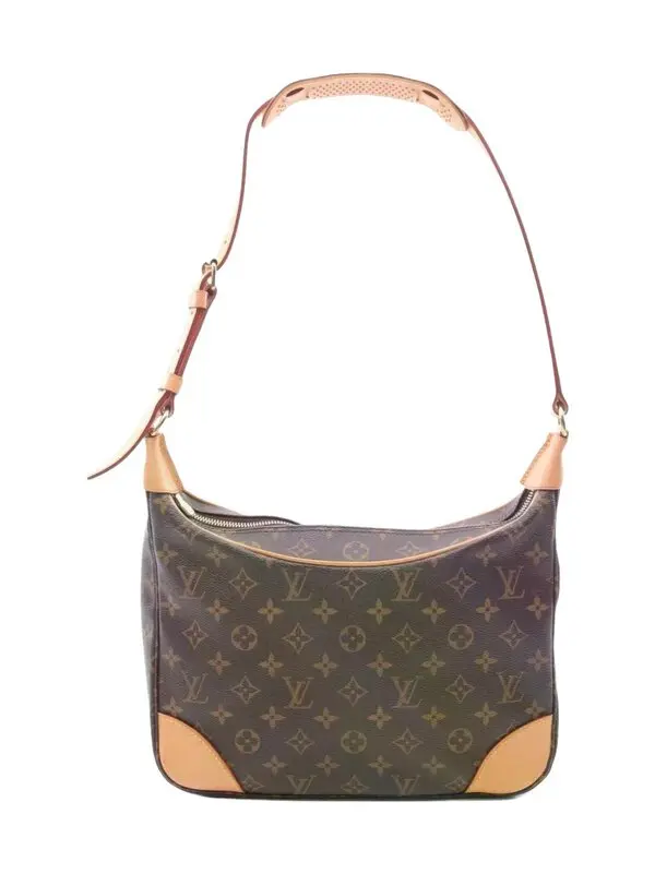 LOUIS VUITTON 2004 Boulogne Pm Monogram Shoulder Bag - Brown