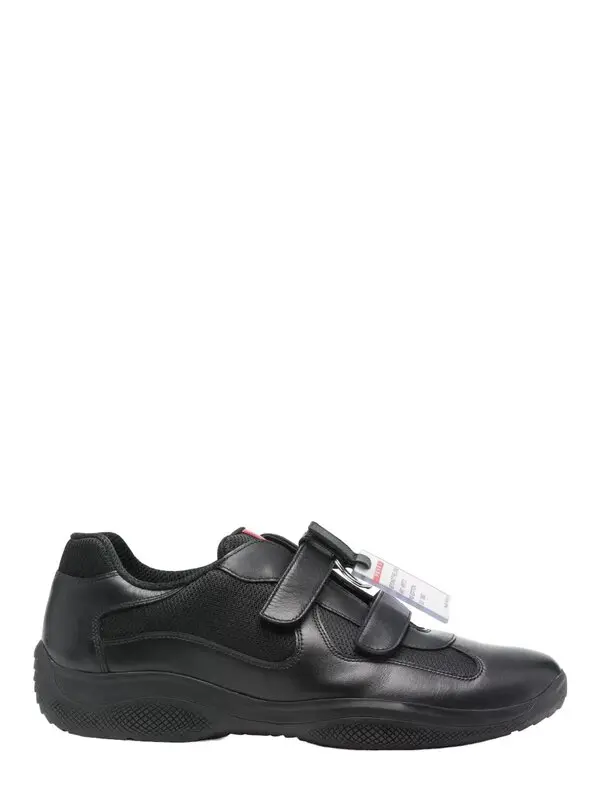 Prada America’s Cup Touch-strap Sneakers - Black