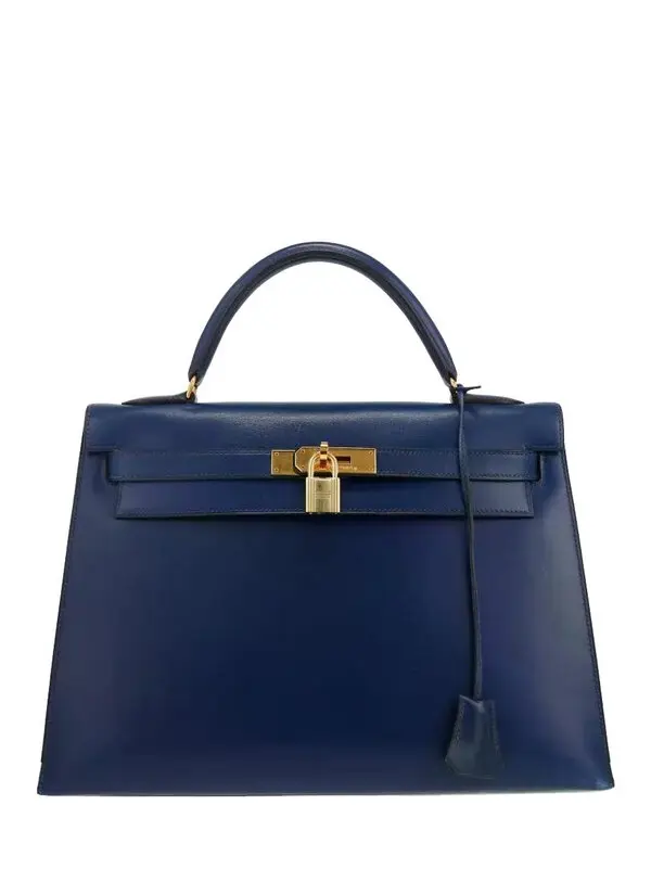 Hermès 1991 Kelly 32 Handbag - Blue