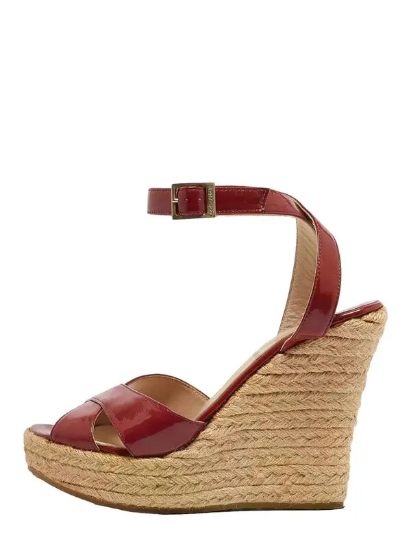 JIMMY CHOO 120mm Phoenix Espadrilles - Red