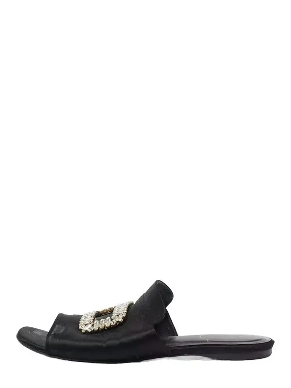 ROGER VIVIER Vintage Viv' Run Sandals - Black