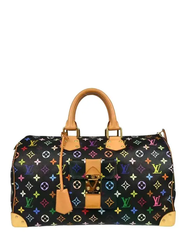 LOUIS VUITTON X Takashi Murakami 2011 Speedy 40 Handbag - Black