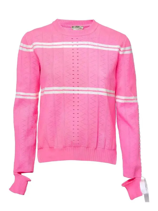 Fendi Cotton Sweater - Pink