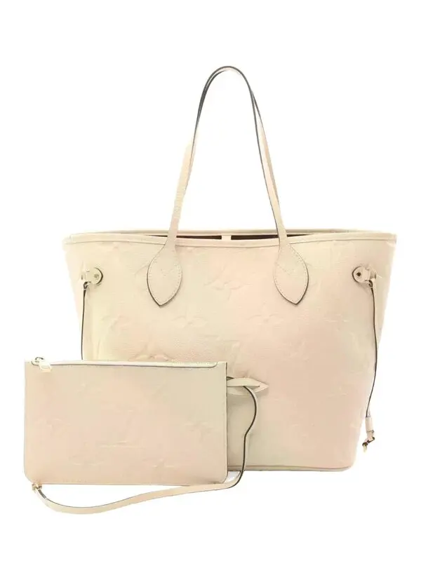 LOUIS VUITTON 2021 Neverfull Mm Tote Bag - Neutrals