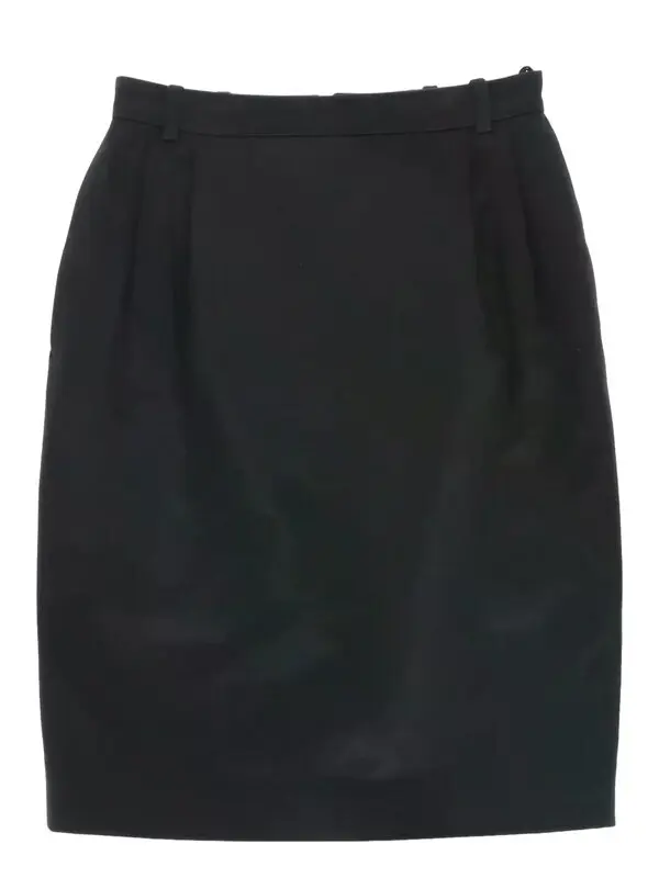 Gucci 2000s Micro-pleat Mini Skirt - Black