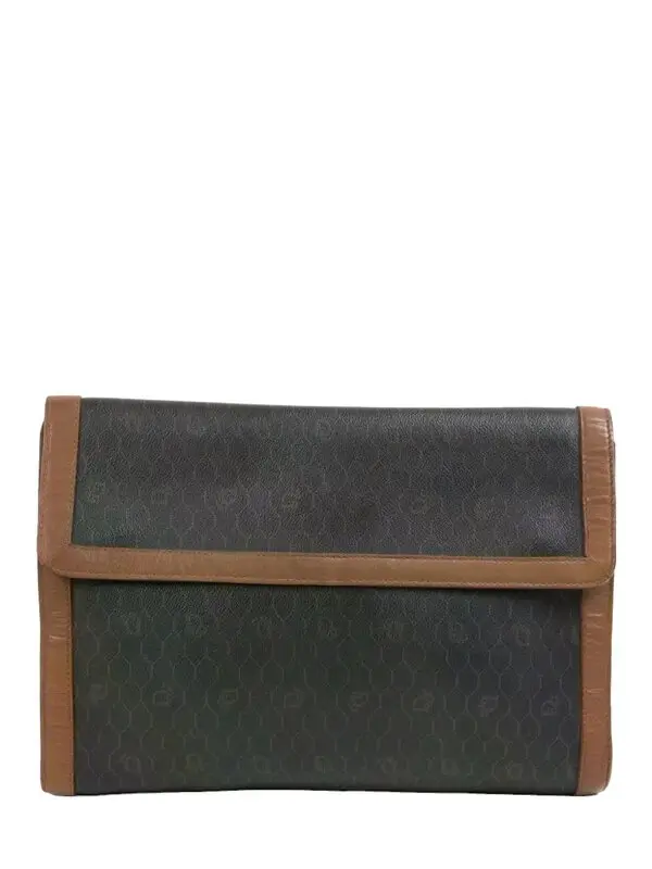 Dior Pre-owned 1970s Logo Clutch - Brown