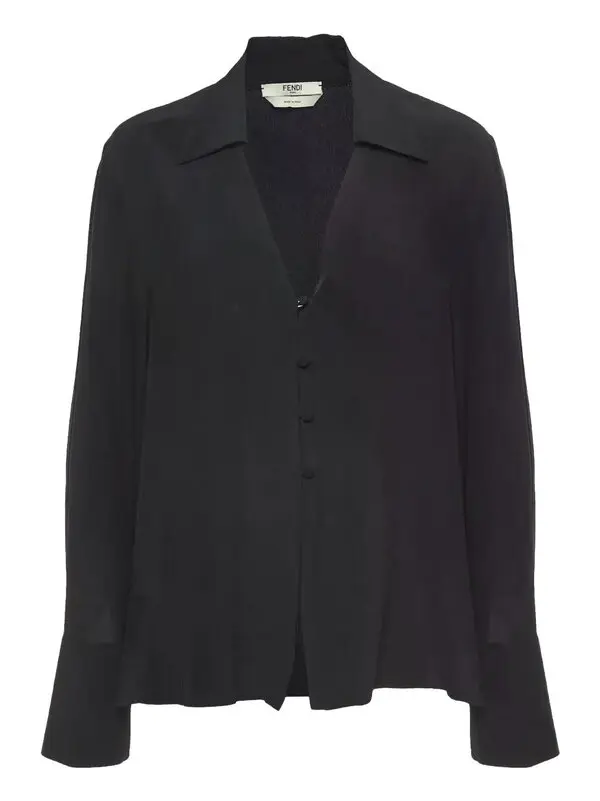 Fendi Silk Shirt - Black