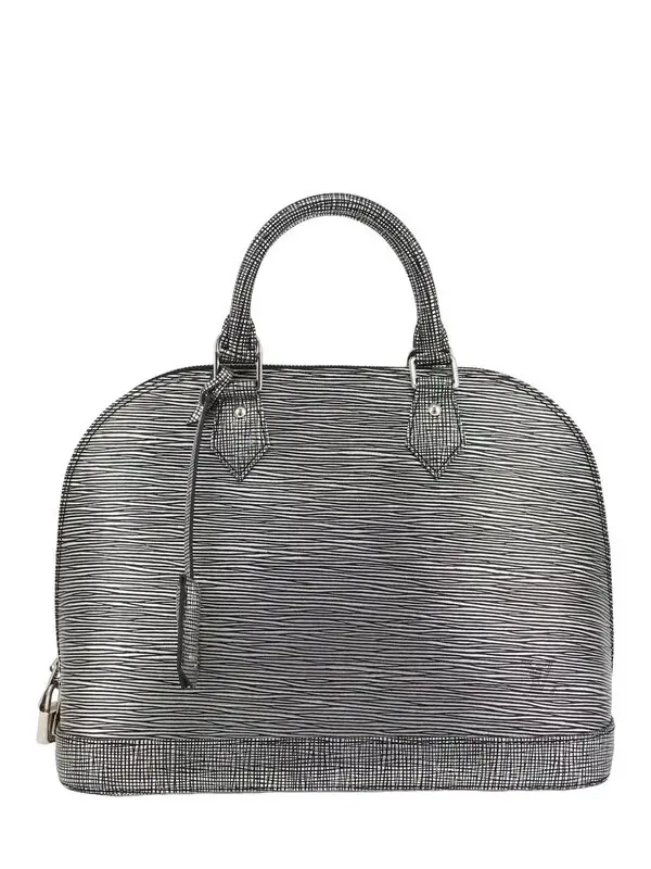 LOUIS VUITTON Pi Leather Alma Bag - Silver