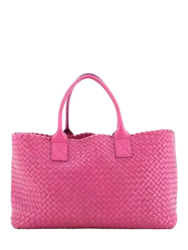 Bottega Veneta Cabat Intrecciato Nappa Medium Tote Bag - Pink