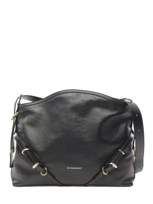 Givenchy 2020s Medium Voyou Shoulder Bag - Black