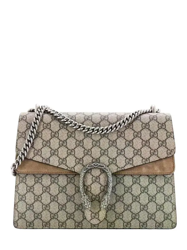 Gucci Dionysus Gg Coated Canvas Shoulder Bag - Neutrals