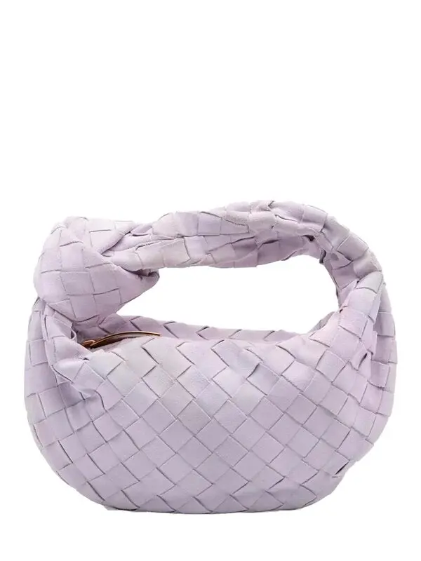 Bottega Veneta Mini Intrecciato Jodie Hobo Bag - Purple