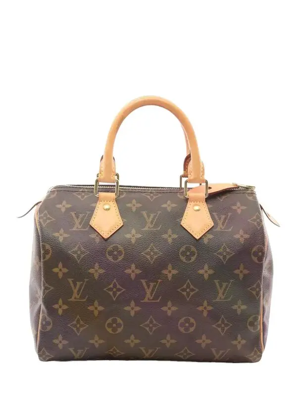 LOUIS VUITTON Monogram Speedy 25 Boston Bag - Brown
