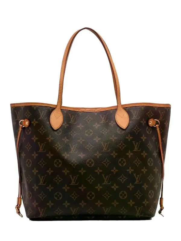 LOUIS VUITTON Monogram Neverfull Mm Tote Bag - Brown