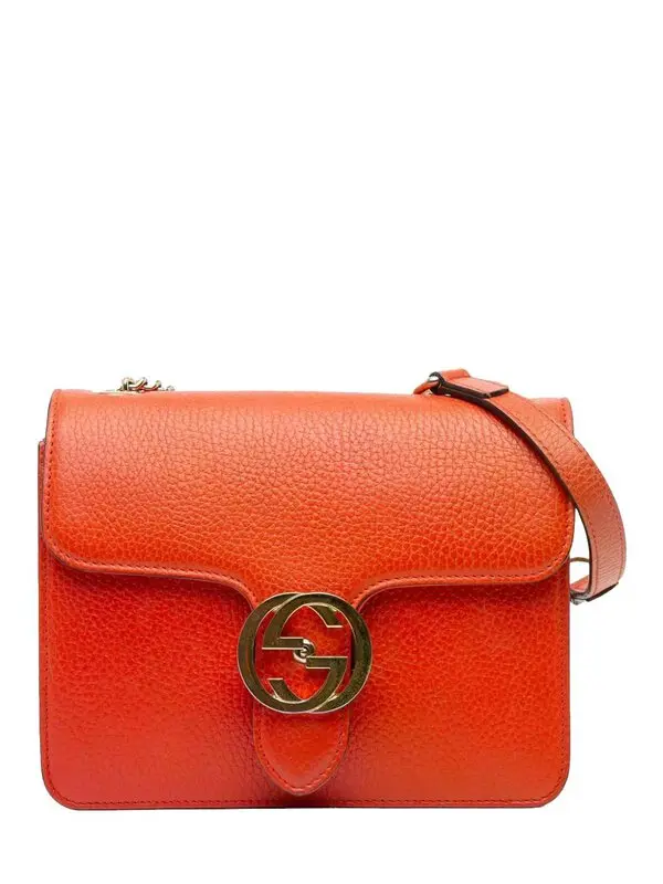 Gucci Interlocking G Crossbody Bag - Orange