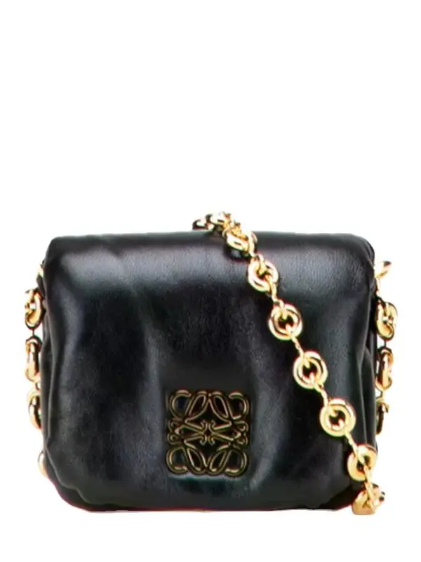 Loewe Goya Puffer Crossbody Bag - Black