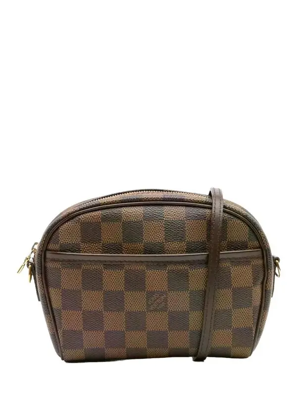 LOUIS VUITTON 2006 Damier Ebene Ipanema Pochette Crossbody Bag - Brown