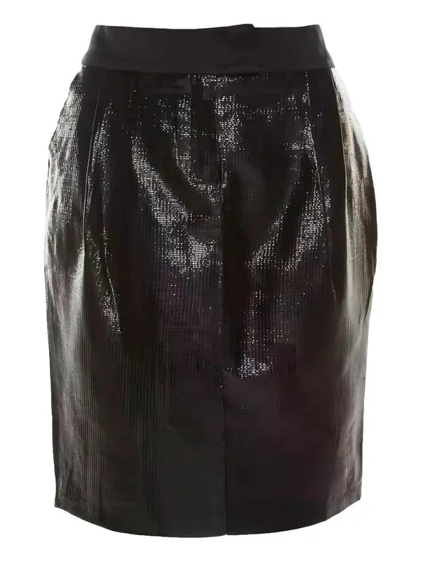 Escada High-rise Pleated Skirt - Black
