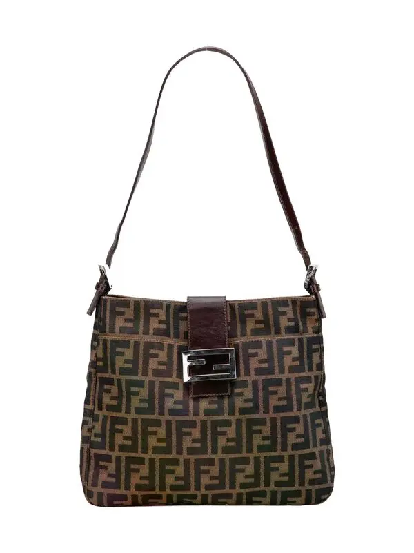 Fendi 20th Century Zucca Canvas Shoulder Bag - Brown